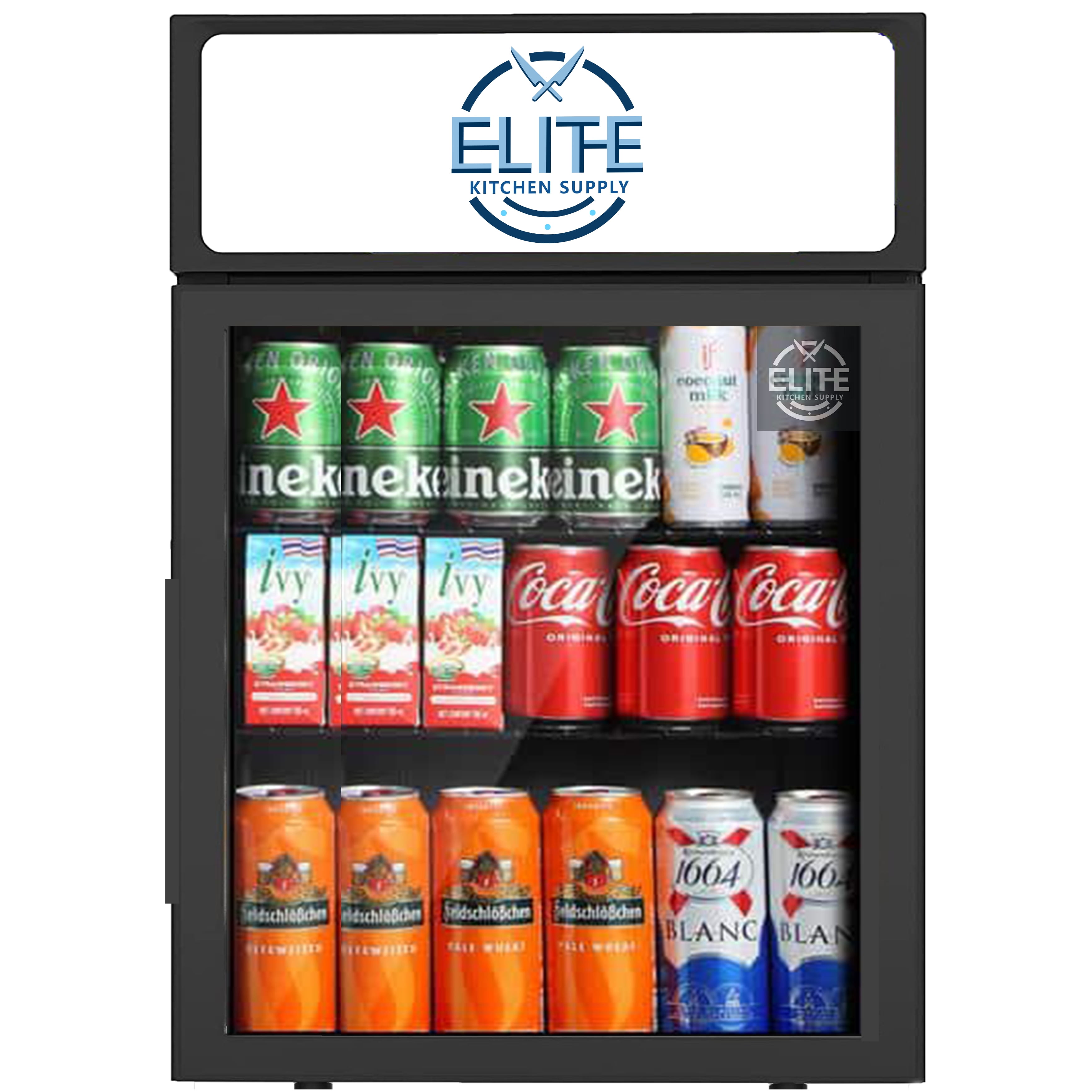 120L Countertop Wine Beverage Refrigerator, Mini Fridge for Home ...