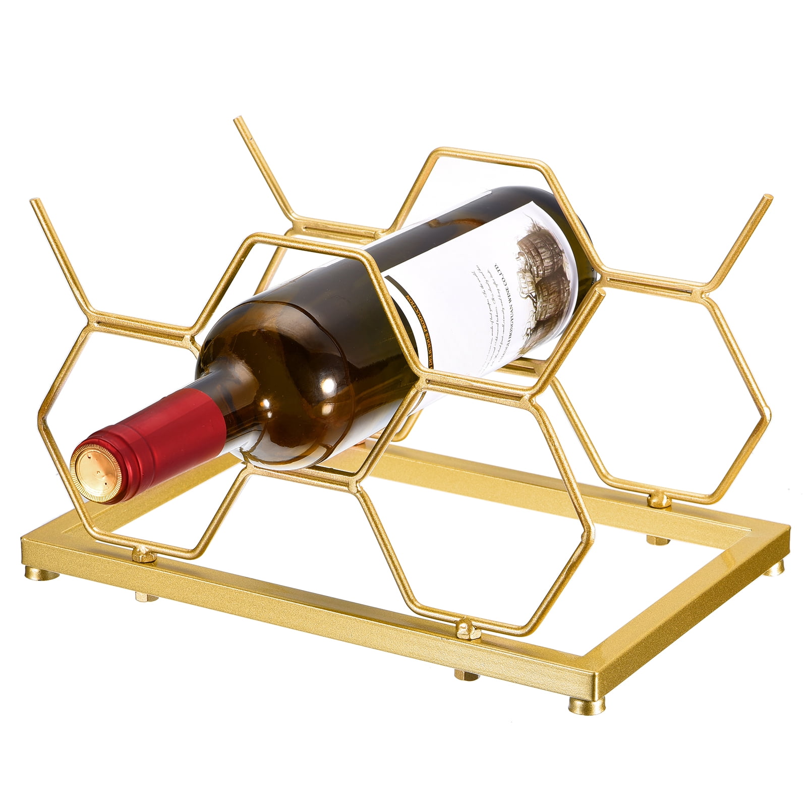 Countertop Wine Rack, Metal Wine Cellar Racks, Tabletop Free Standing ...