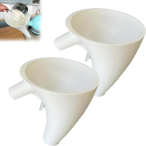 Flour Funnel for Kitchen Aid Mixer Flour Funnel Stand Mixer Attachment ...