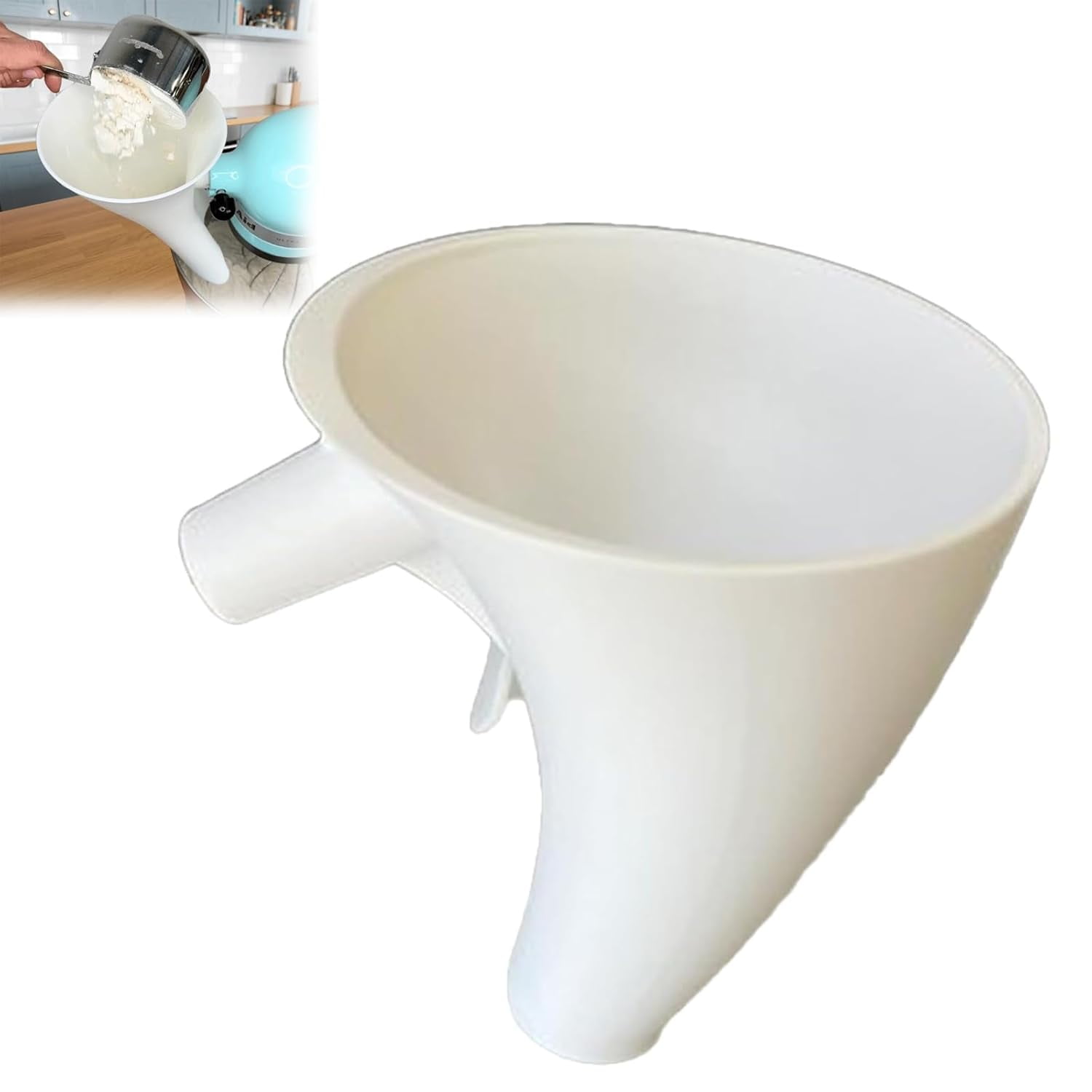 Countess Flour Funnel for Mixer,Flour Funnel- Stand Mixer Attachment ...