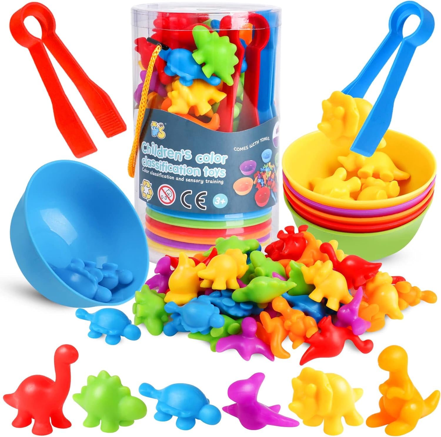Counting Animals Color Sorting Matching Games with Sorting Bowls ...