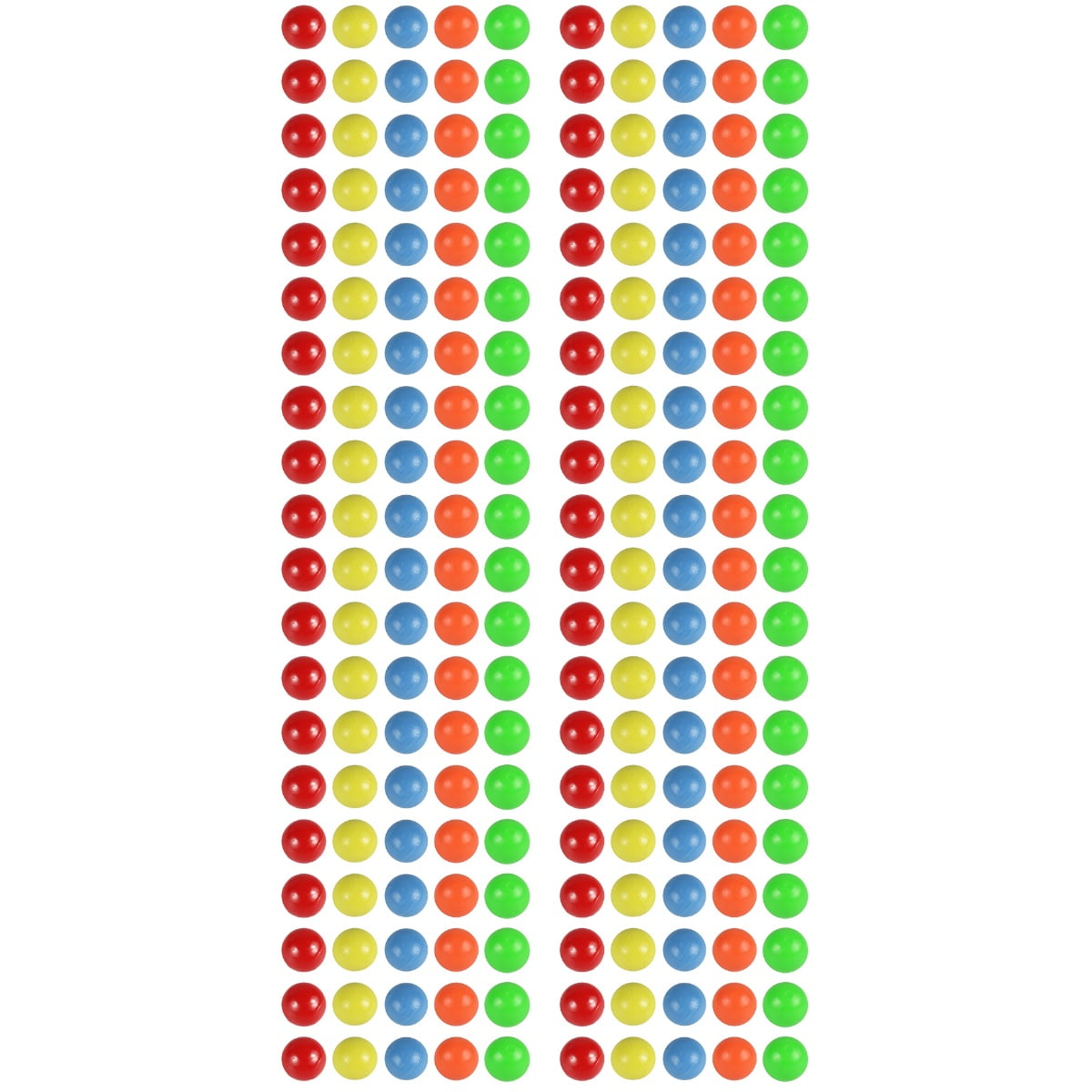 Counting Balls Probability Learning 200 Pcs Colorful Colored Plastic ...