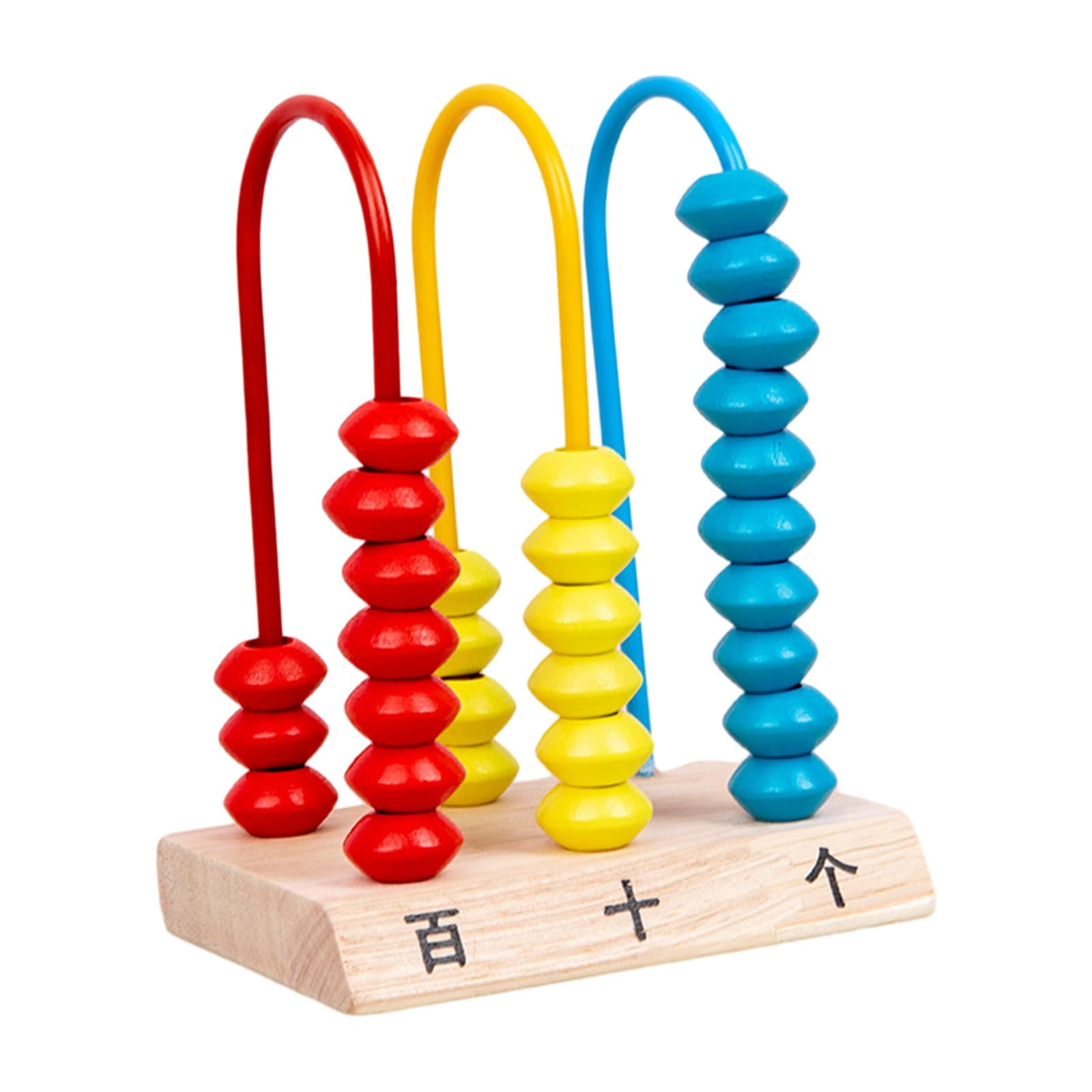 Counting Beads Frame Math Counting Bead Abacus for Girls Kids ...