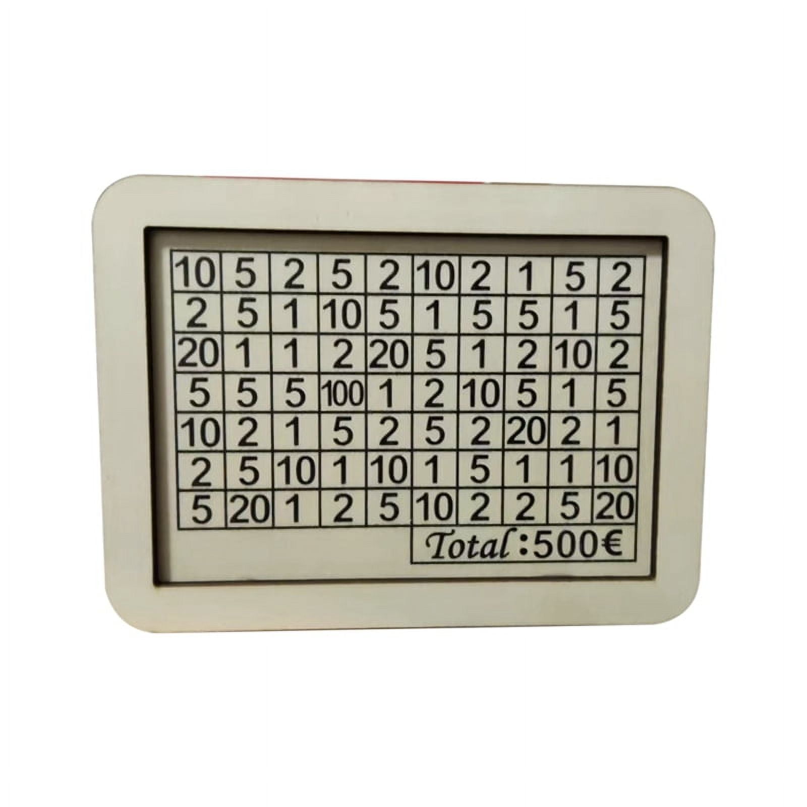 Counting Coin Bank Craft with Opening Wooden Money Box with Counter ...