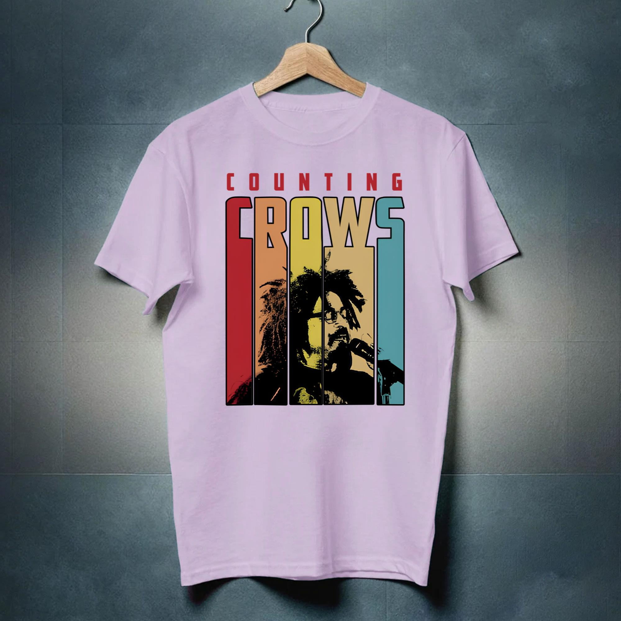 Counting Crows Retro Vintage Comfort Colors T-Shirt, Funny Counting ...