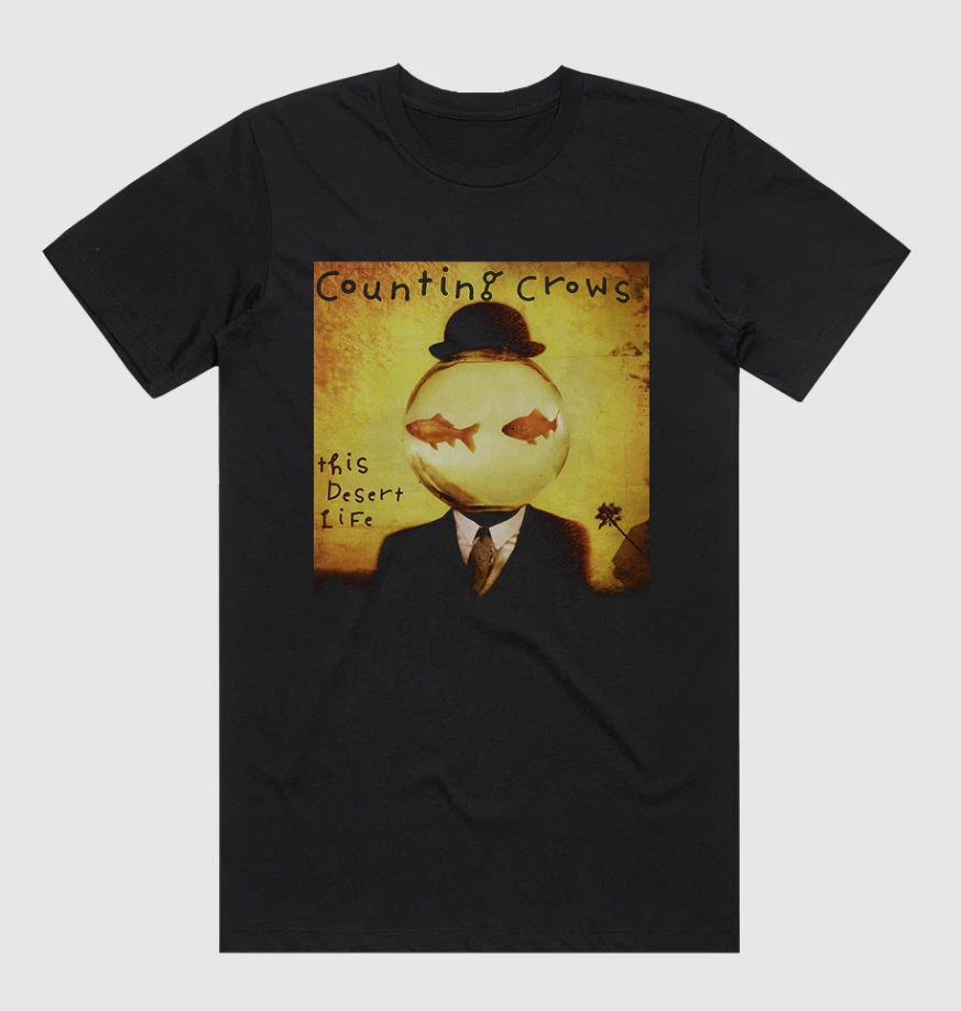 Counting Crows This Desert Life Album Cover T-shirt, size S-5XL ...