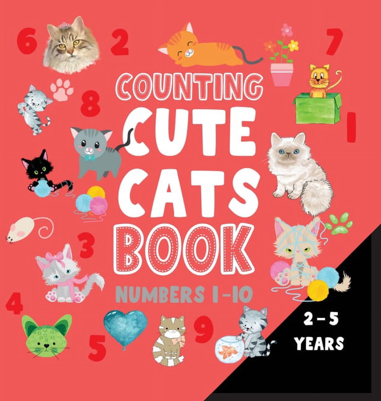 Counting Cute Cats Book Numbers 1-10 - Walmart.com
