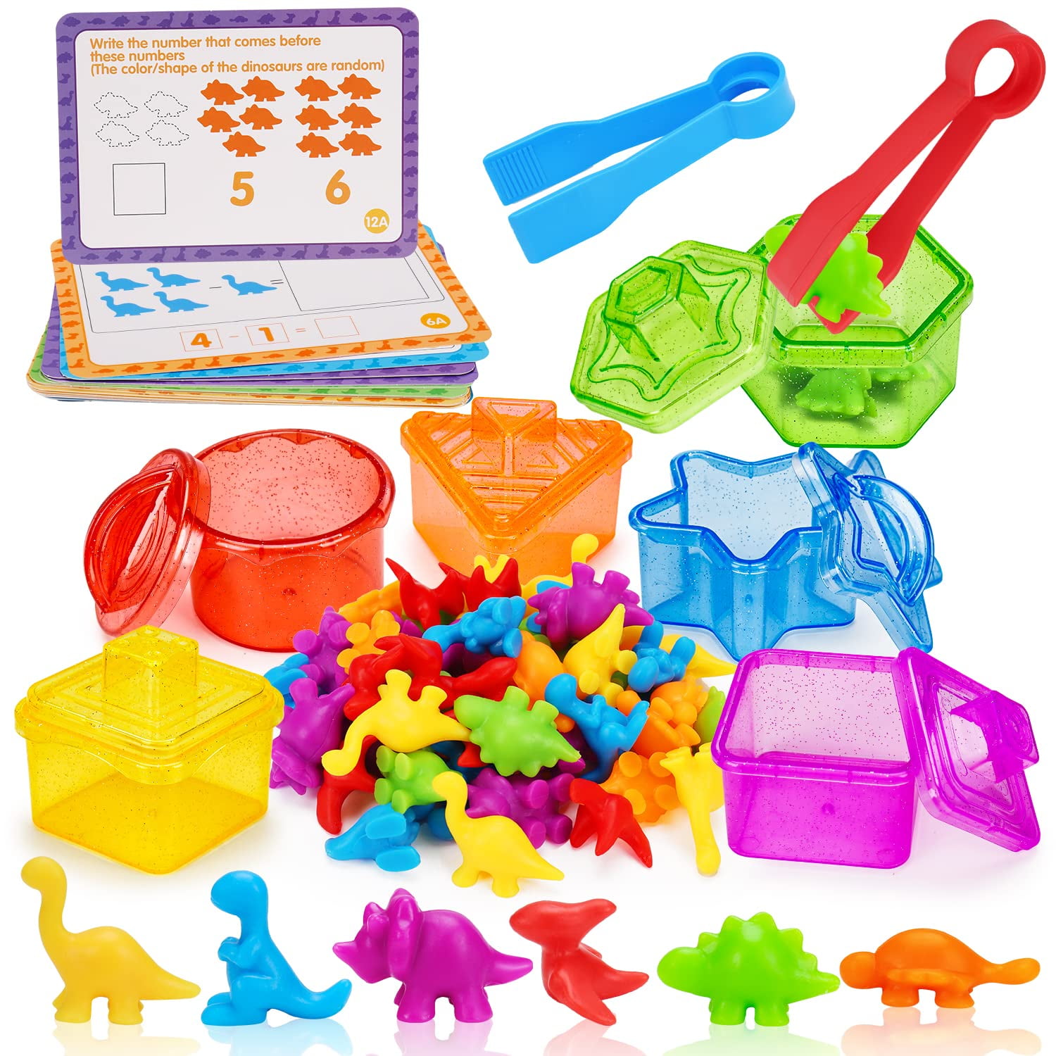 Counting Dinosaurs Bear Toy for Kid Occupational Therapy Preschool ...
