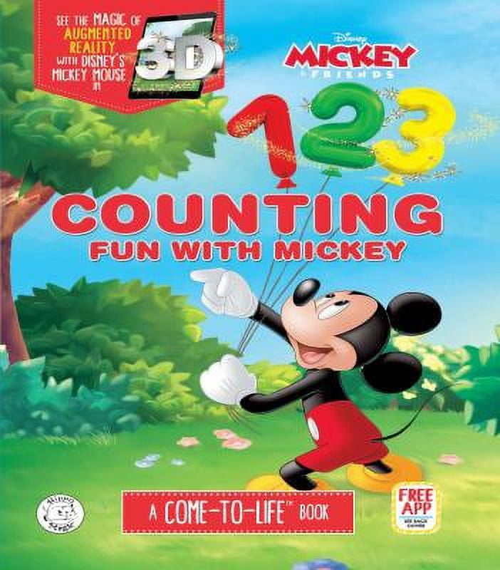 Pre-Owned Counting Fun with Mickey - Little Hippo Books Augmented ...