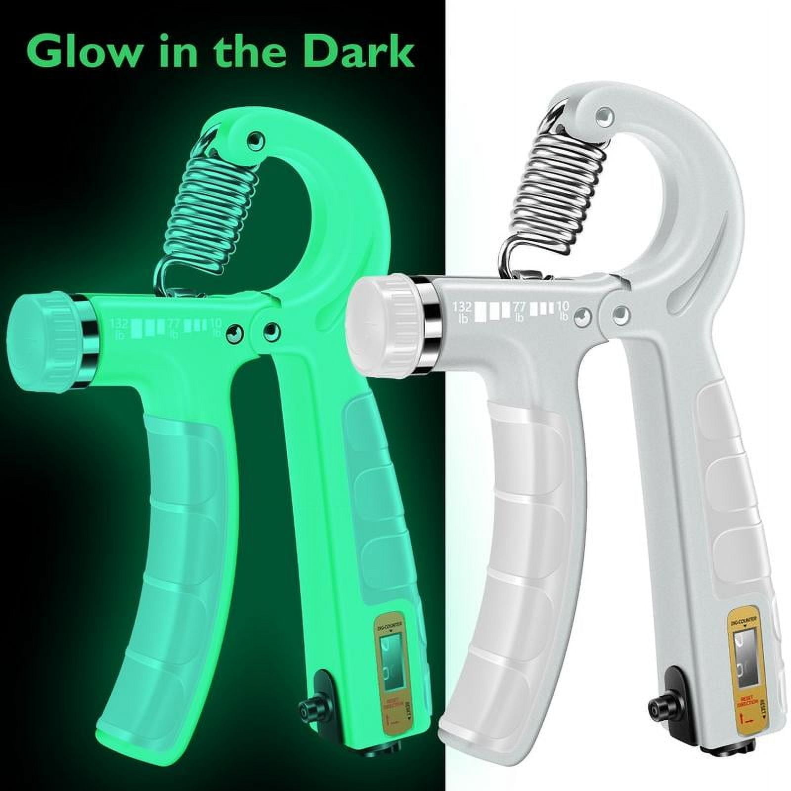 Counting Hand Grip Strengthener Workout Kit (5 Pack), 2 Forearm Grip ...