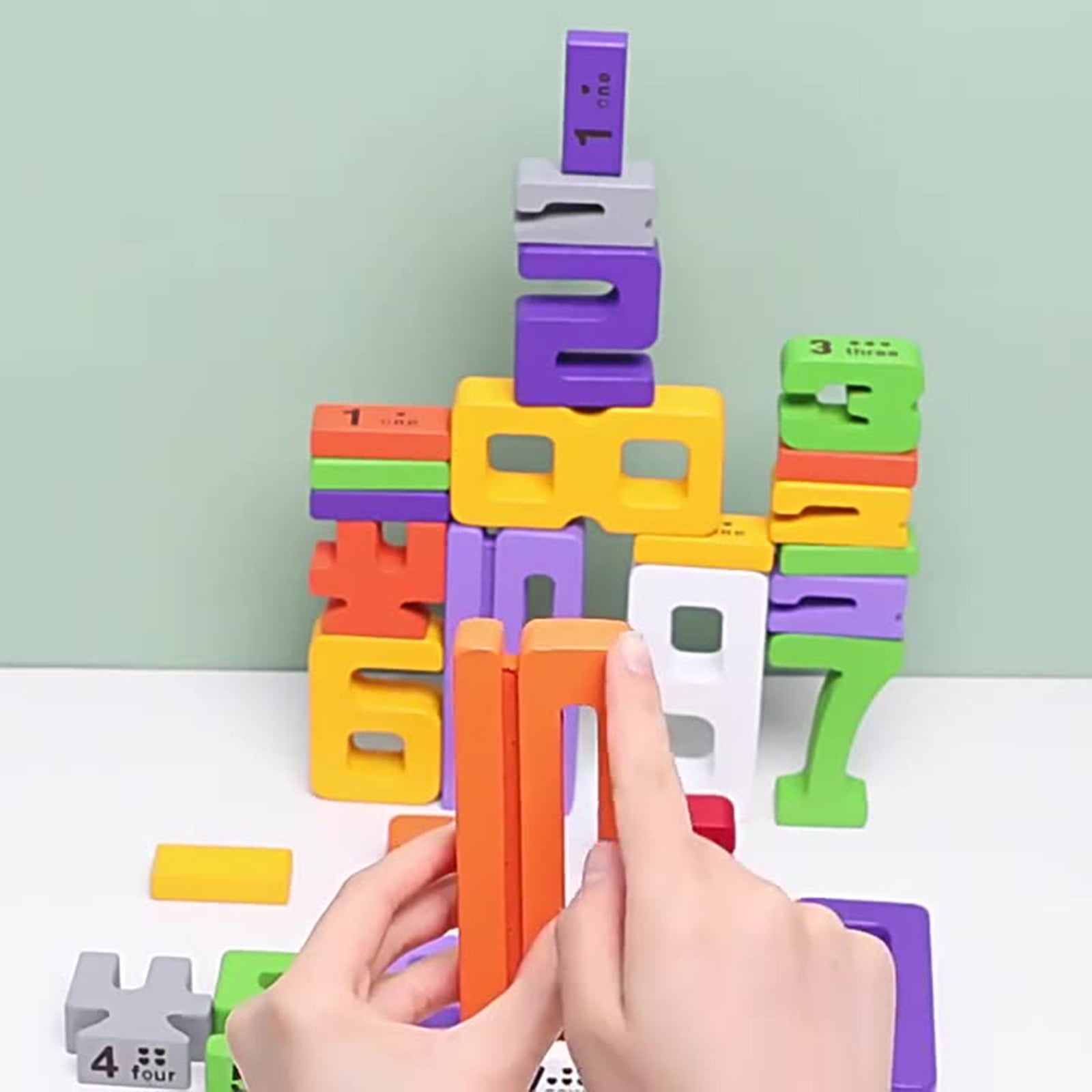 Counting&Number Blocks Set, Toddler Toys Preschool Learning Activities ...