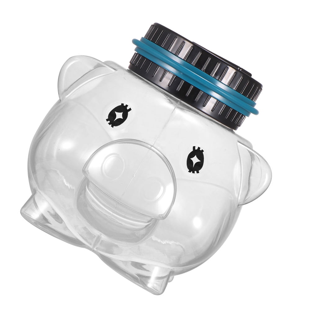 Counting Piggy Bank for Kids Coins Box Money with Counter Clear Adults ...