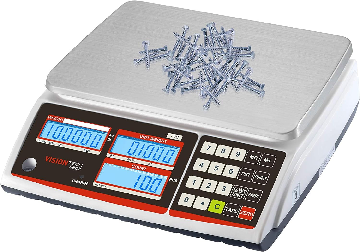 Counting Scale For Parts And Coins, Lb/Kg Switchable, 6Lb Capacity, 0 ...