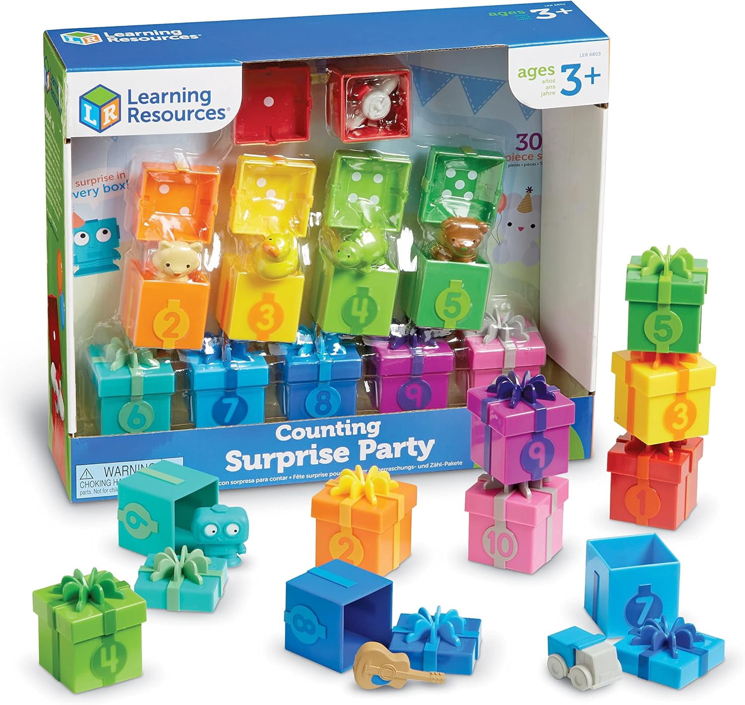 Counting Surprise Party, Homeschool, Fine Motor, Counting & Sorting Toy ...
