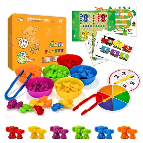 Counting Toys for Kids,Animal Koala Counters w/Activity Cards for ...