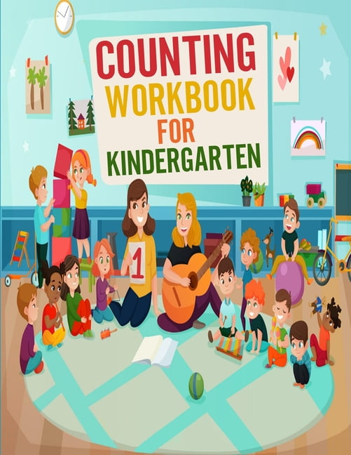 Counting activity book for kindergarten : Book with exercises and ...