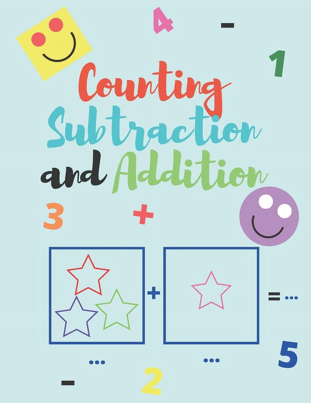 Counting subtraction and addition: Homeschooling Math workbook ...