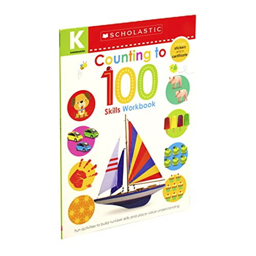 Pre-Owned Counting to 100 Kindergarten Workbook: Scholastic Early ...