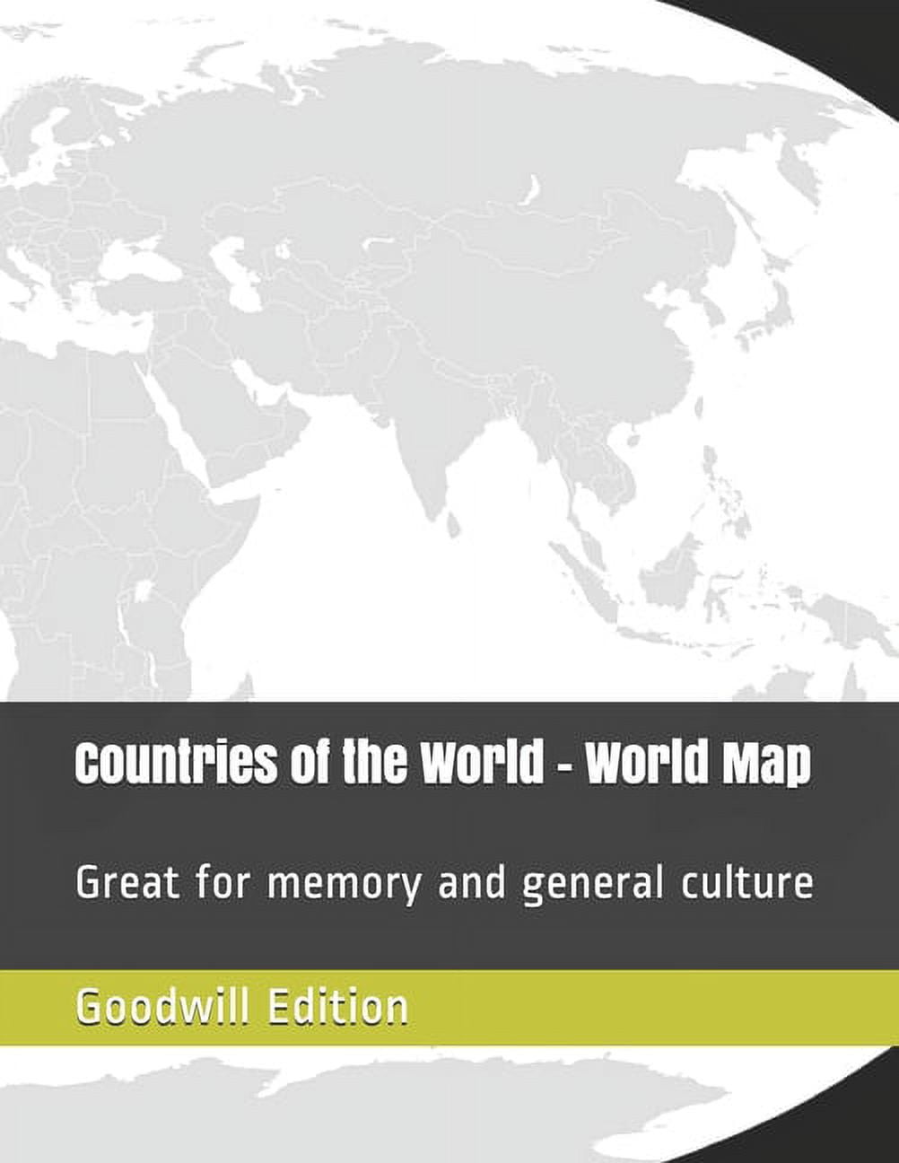 Countries of the World - World Map : Great for memory and general ...
