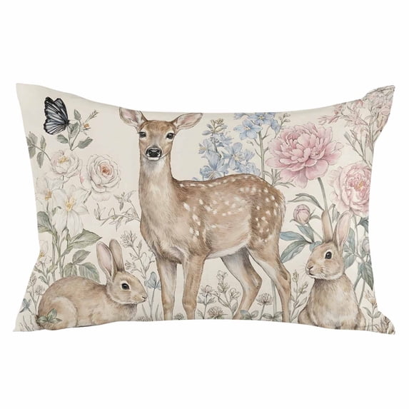 Country Animals Throw Pillow Cover 20 x 26 Inch Decorative Pillow Cover ...