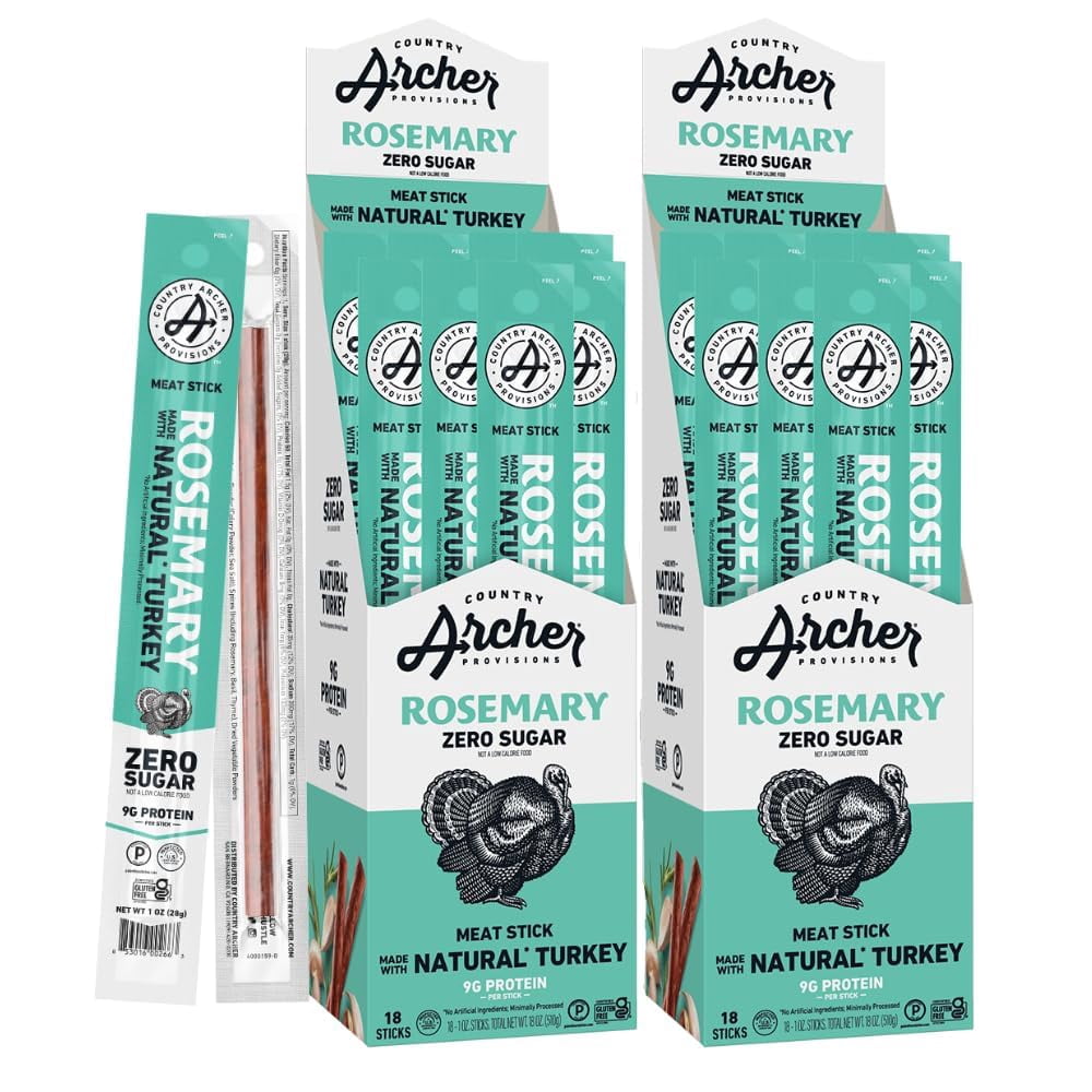 Country Archer Turkey Jerky BCF26 Sticks - All Natural Turkey Sticks ...