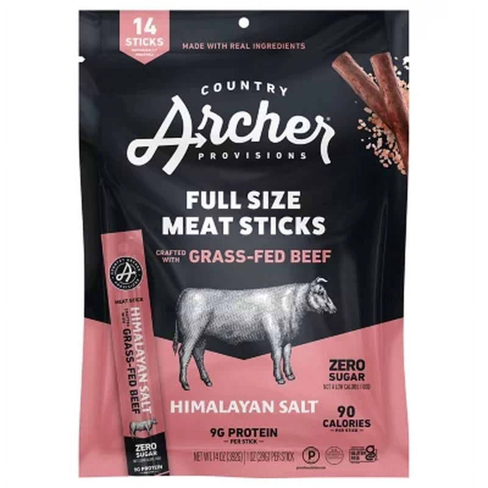 Country Archer Himalayan Salt Beef Sticks 1 Oz., 14 Pk. - Walmart.com