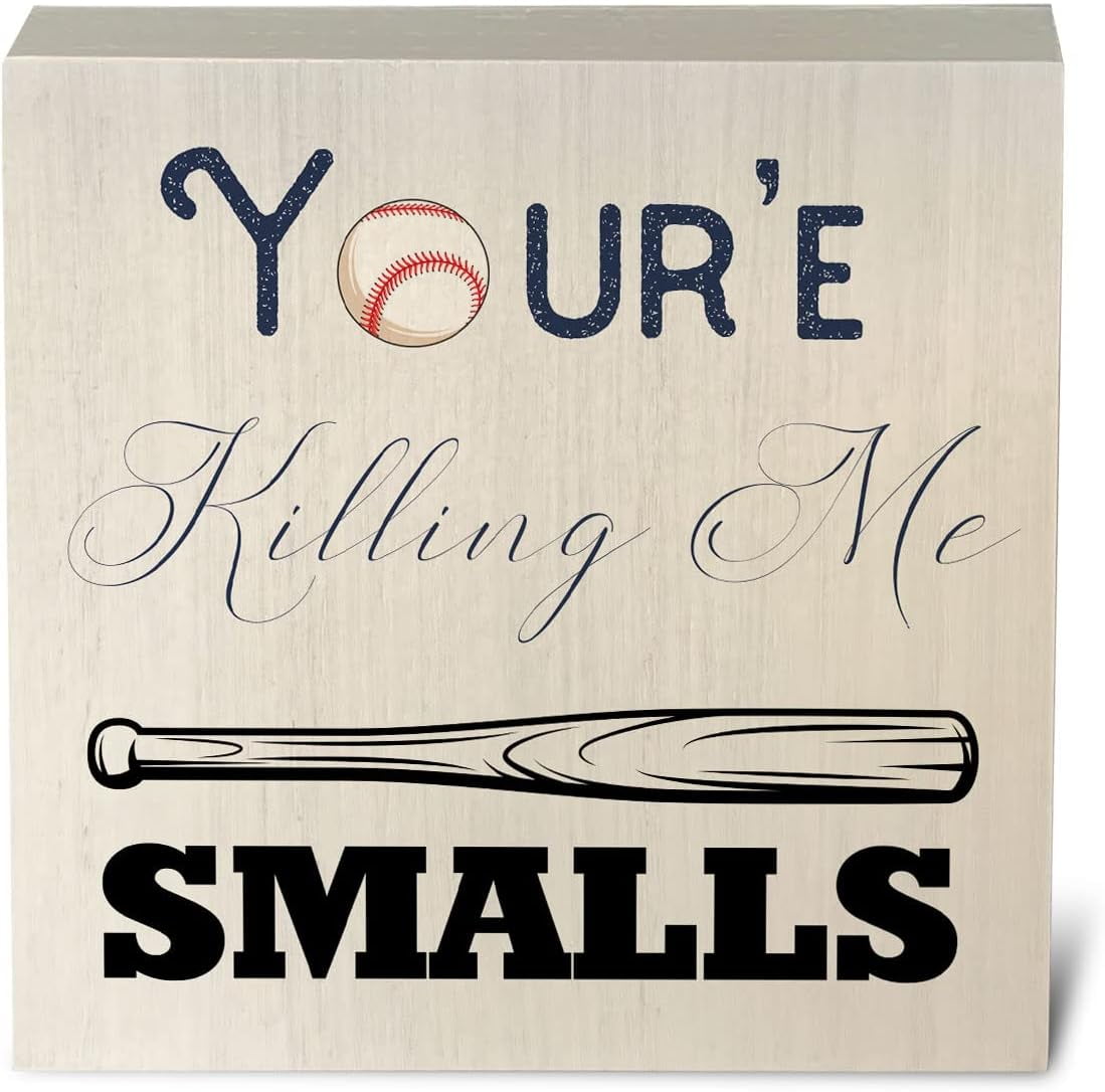 Country Baseball Lovers Artwork Wood Box Sign Rustic Farmhouse Style ...
