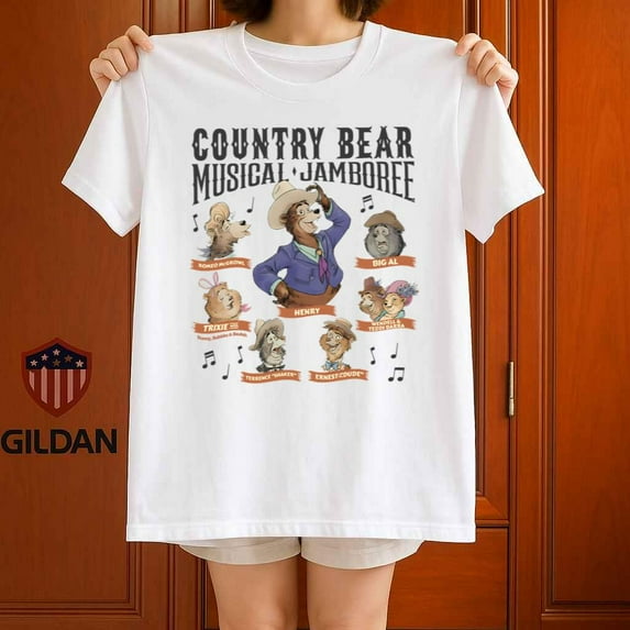 Country Bear Musical Jamboree Fan Gift Graphic Tee Music Humor Graphic ...