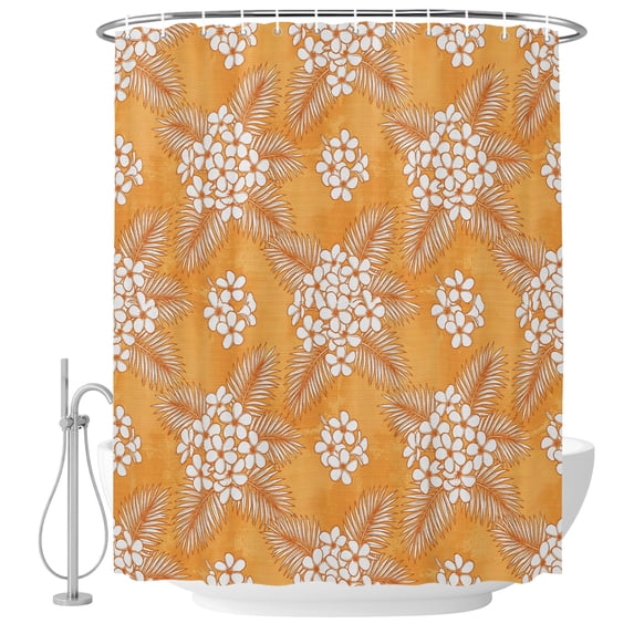 Country Blossom Shower Curtain Set - Standard 72" x 72" Washable ...