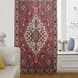 Country Boho Semi Sheer Curtains Drapes for Living Room,Bedroom,French ...