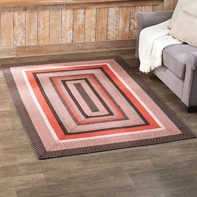 Country Braided Rug Collection - Multi 60" x 84" Area - Walmart.com