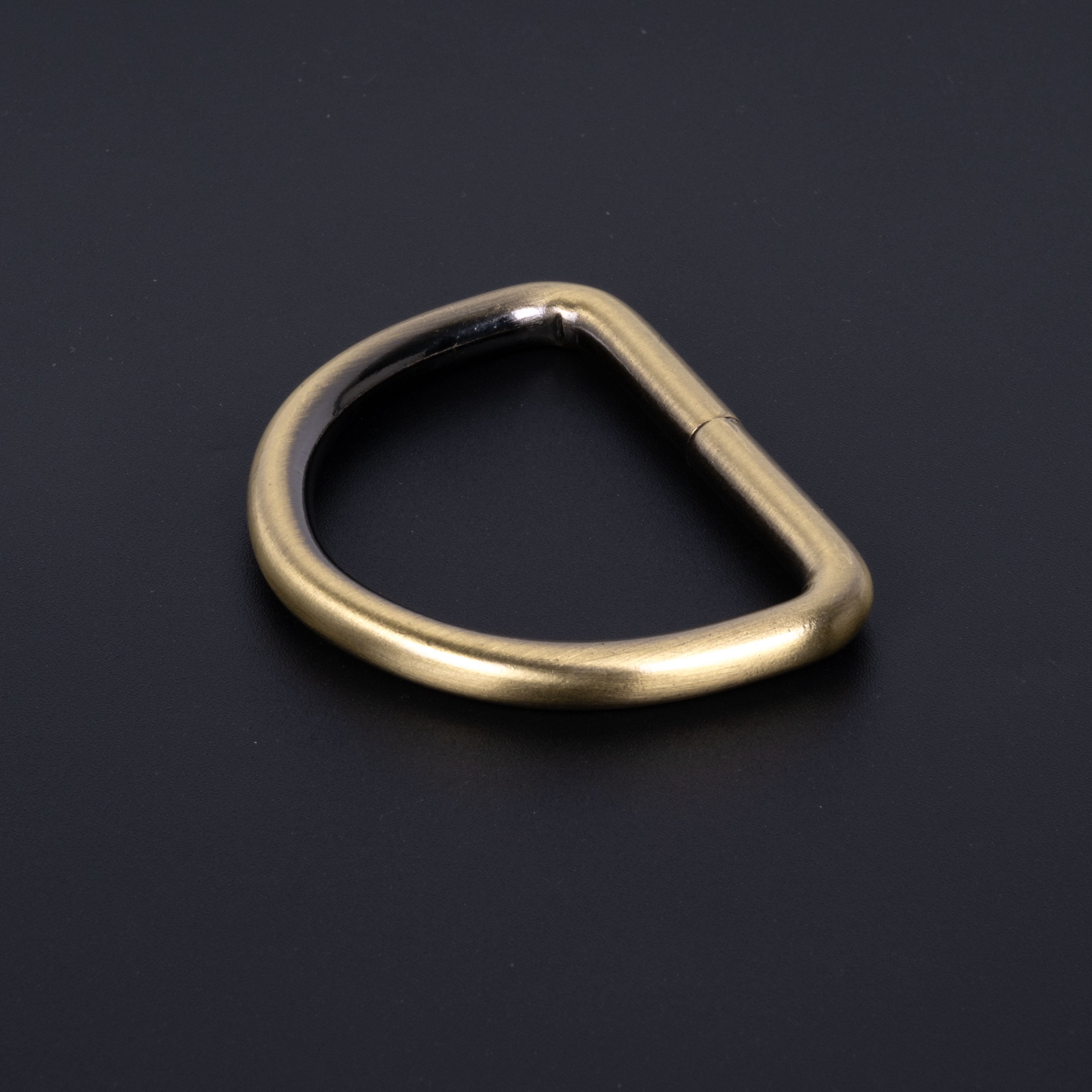 Country Brook Design® 1 1/2 Inch Brushed Brass Heavy Welded D-Rings, 50 ...