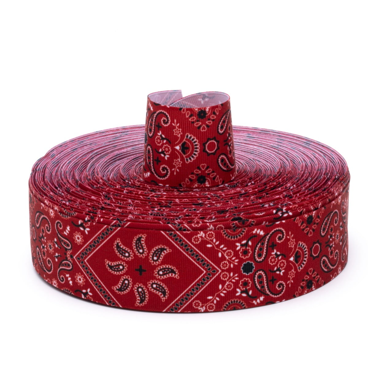 Country Brook Design® 1 1/2 inch Red Bandana Grosgrain Ribbon, 10 Yards ...