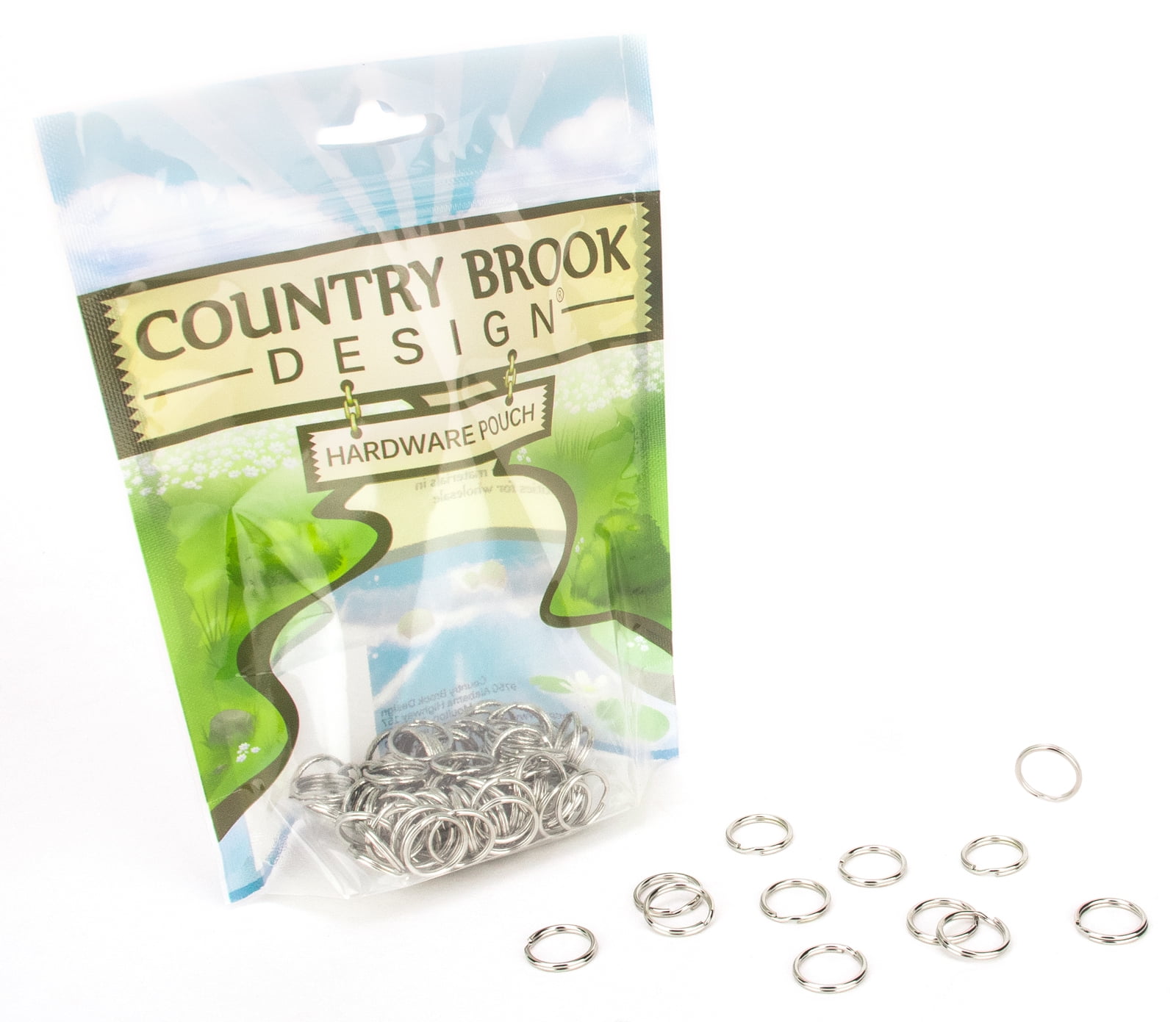 Country Brook Design 1/2 inch Split Ring Key Chain Rings Bulk, Craft ...
