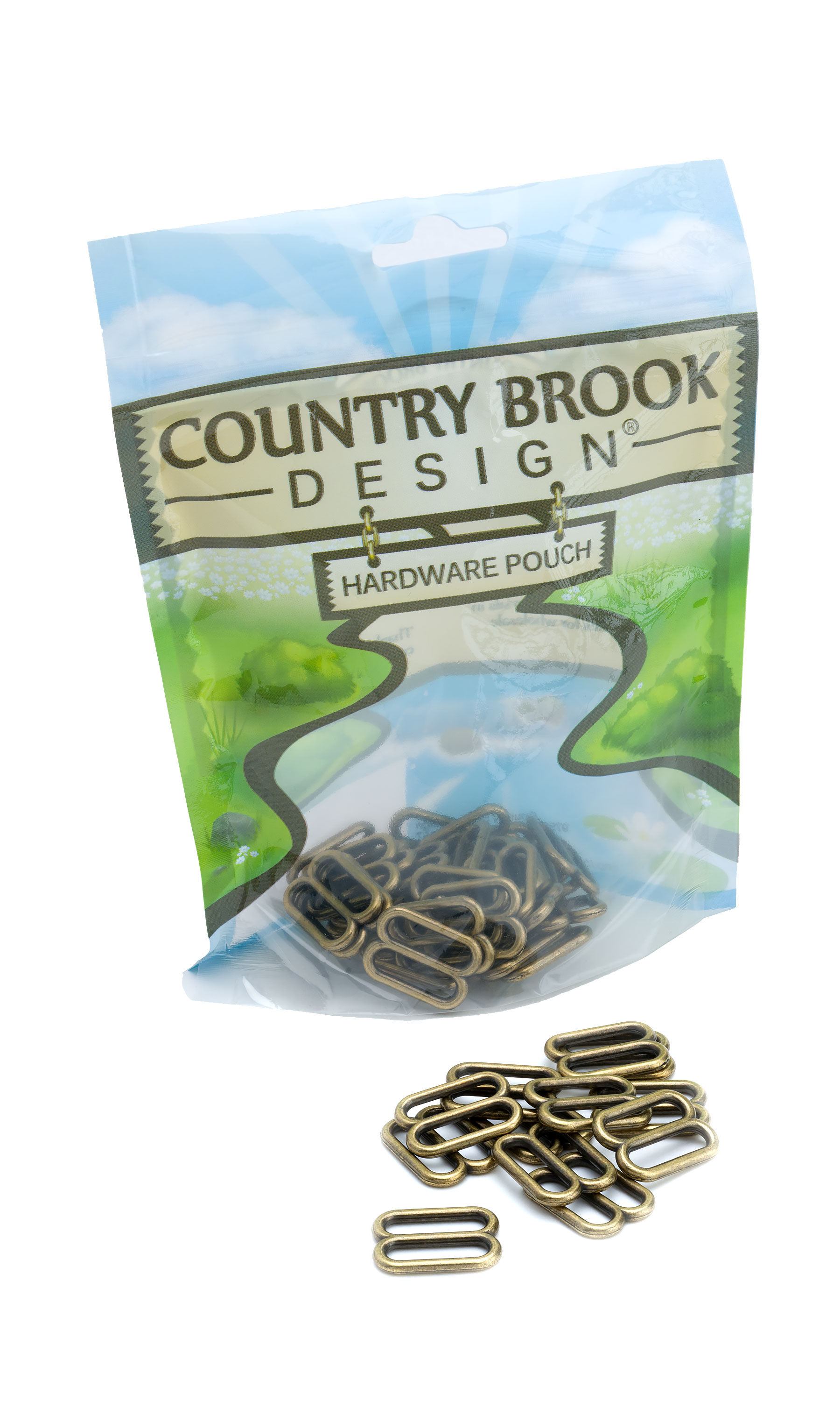 Country Brook Design® 3/4 inch Antique Brass Metal Round Wide-Mouth ...