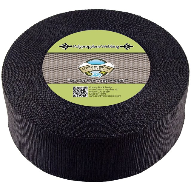 Country Brook Design - 3 Inch Black Heavy Polypropylene (Polypro ...
