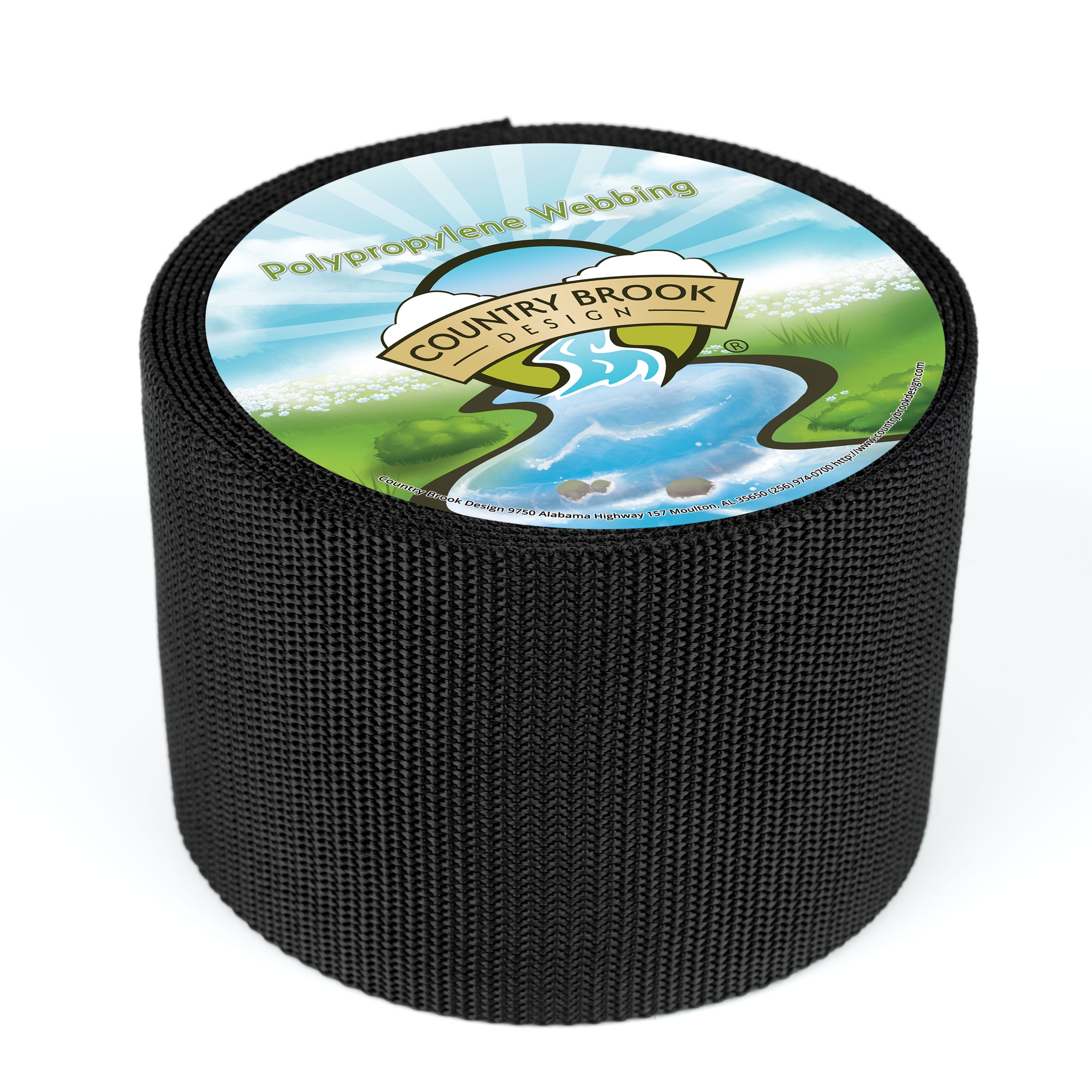 Country Brook Design - 4 Inch Heavy Weight Black Polypropylene (Polypro ...