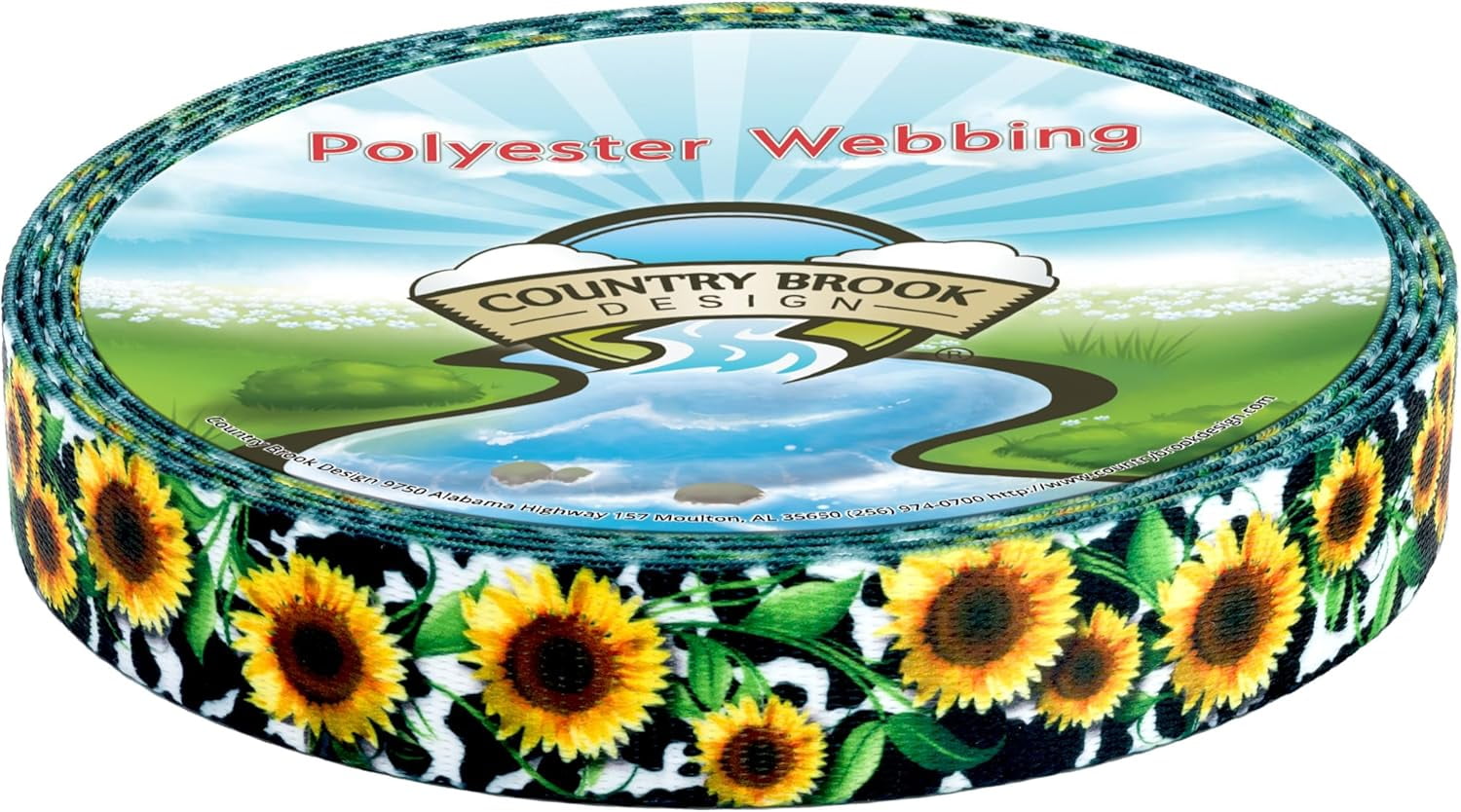 Country Brook Design - Dairy Fields Polyester Webbing - Walmart.com