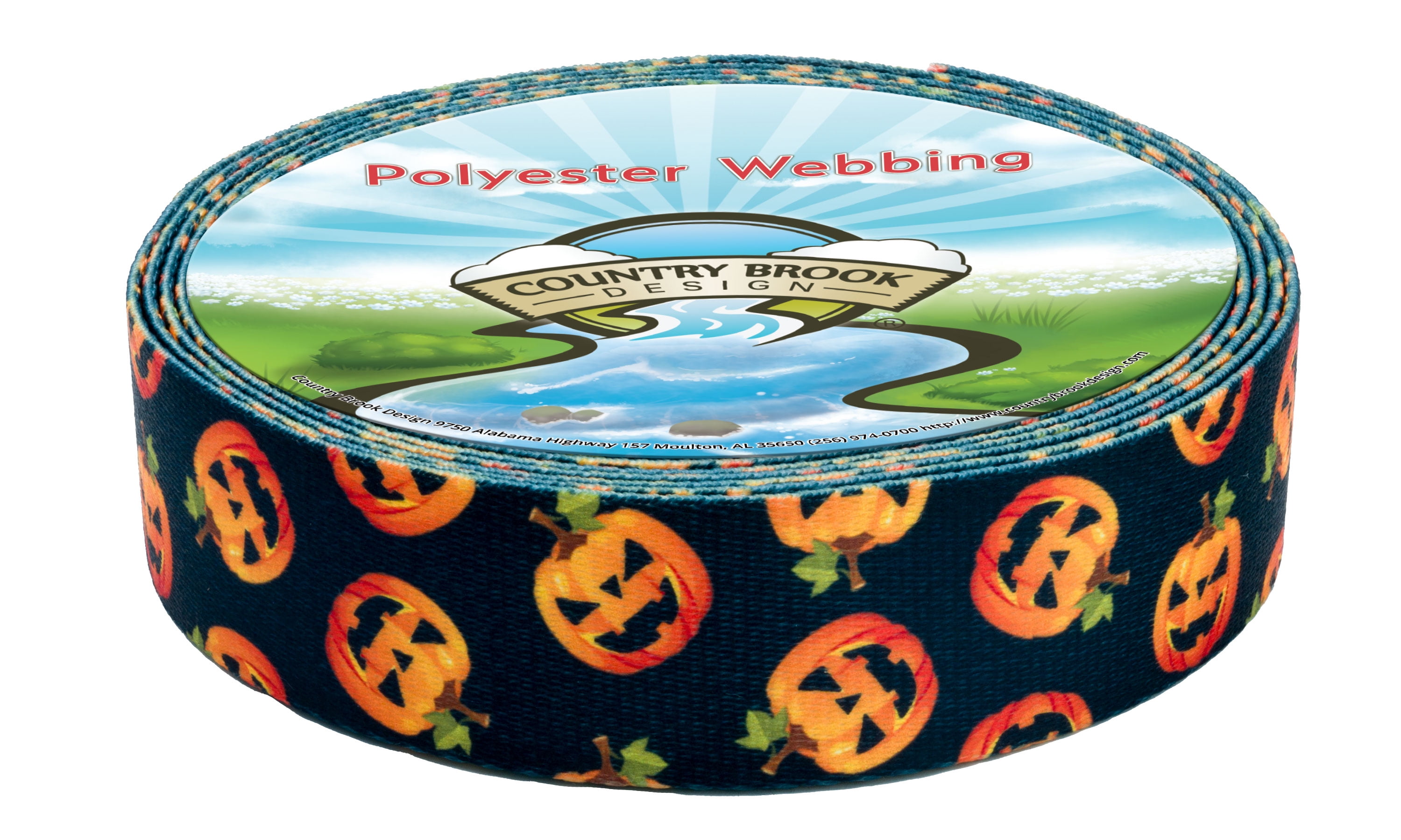 Country Brook Design - Happy Jack Polyester Webbing (1 Inch) - Walmart.com
