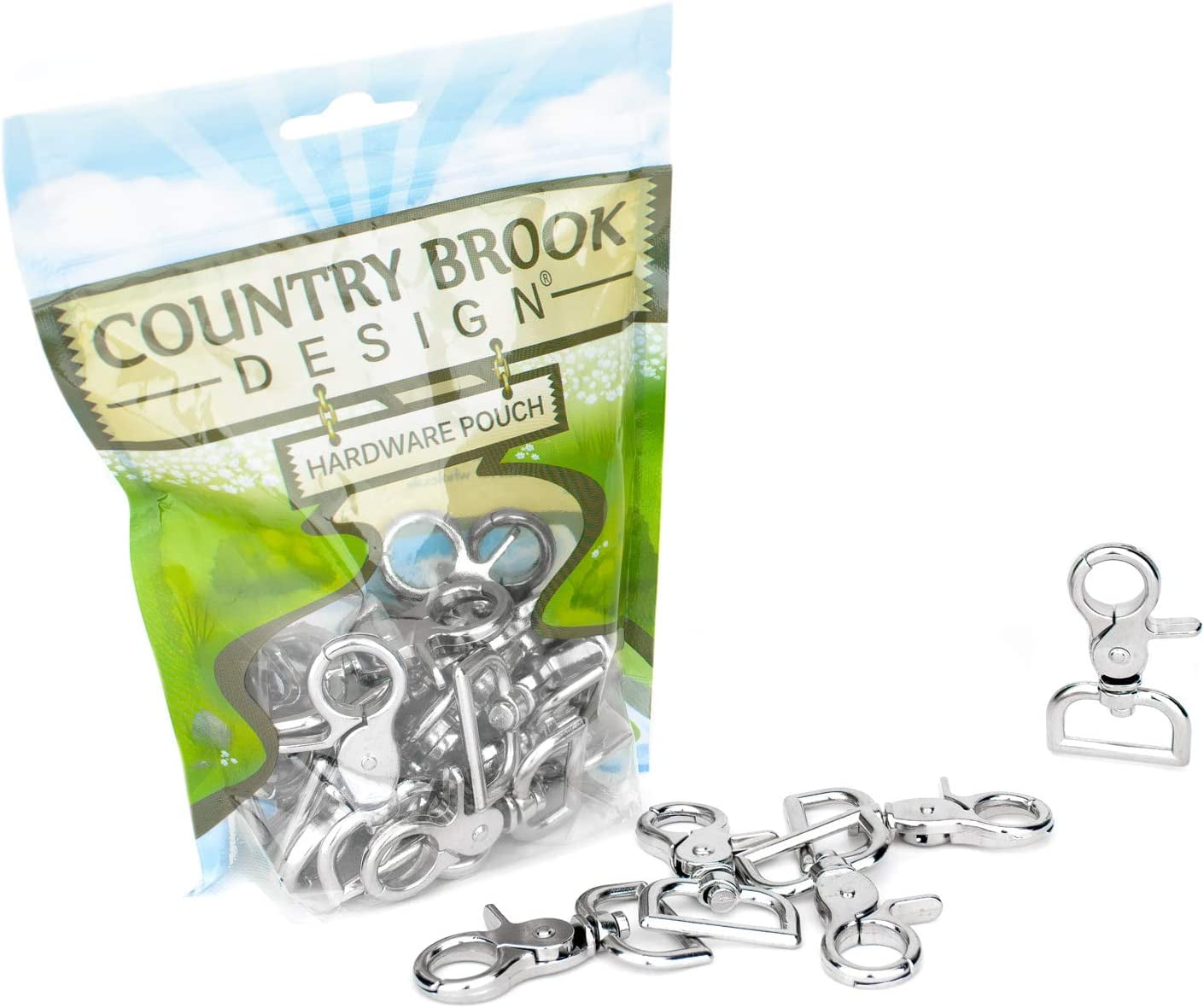 Country Brook Design - Lightweight Trigger Swivel Snap Hooks (1 Inch, 50 Pack) - Walmart.com