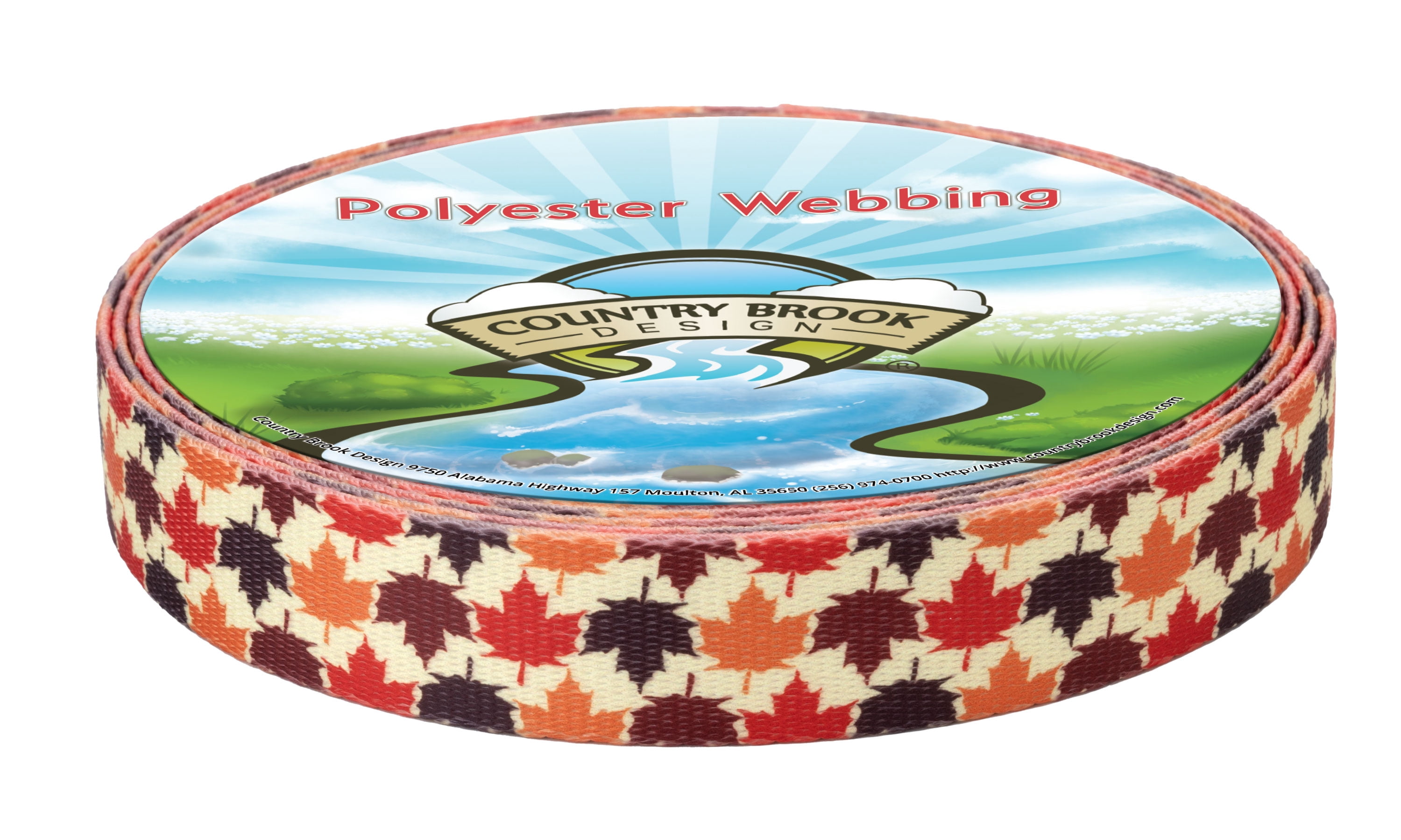 Country Brook Design - Nature Walk Polyester Webbing (1 Inch) - Walmart.com