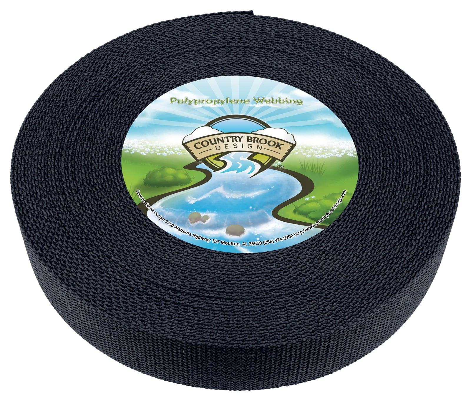 Country Brook Design - Navy Polypropylene (Polypro) Webbing (1 1/2 Inch ...