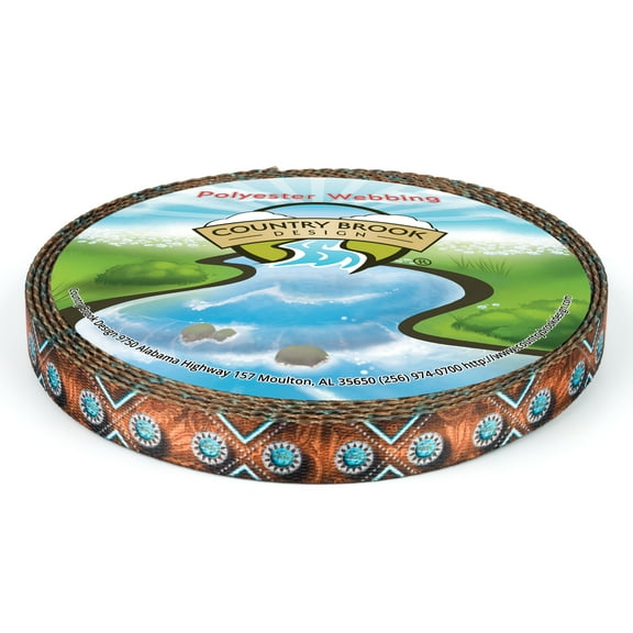 Country Brook Design - Great Outdoors Polyester Webbing (1/2 Inch, 20 ...
