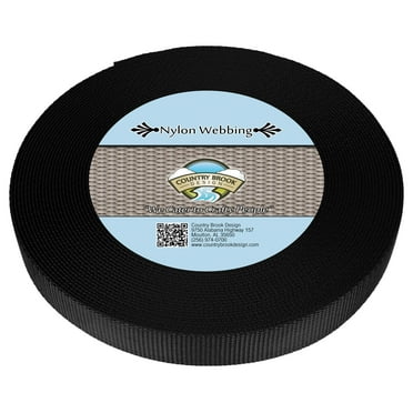 Country Brook Design® 3/8 inch Coyote Tan Heavy Duty Nylon Webbing, 10 ...