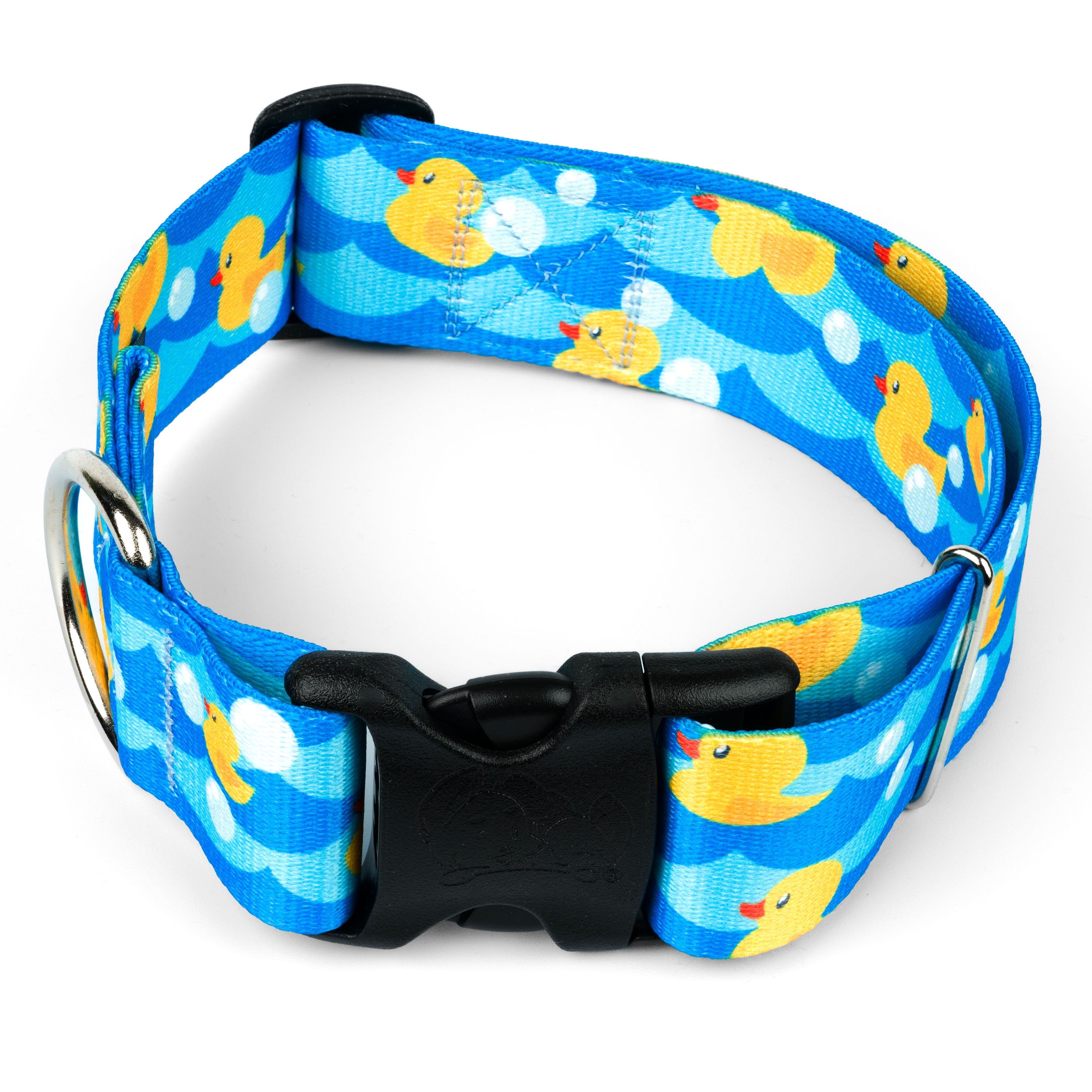 Country Brook Petz® 1 1/2 inch Deluxe Just Ducky Dog Collar, Medium ...