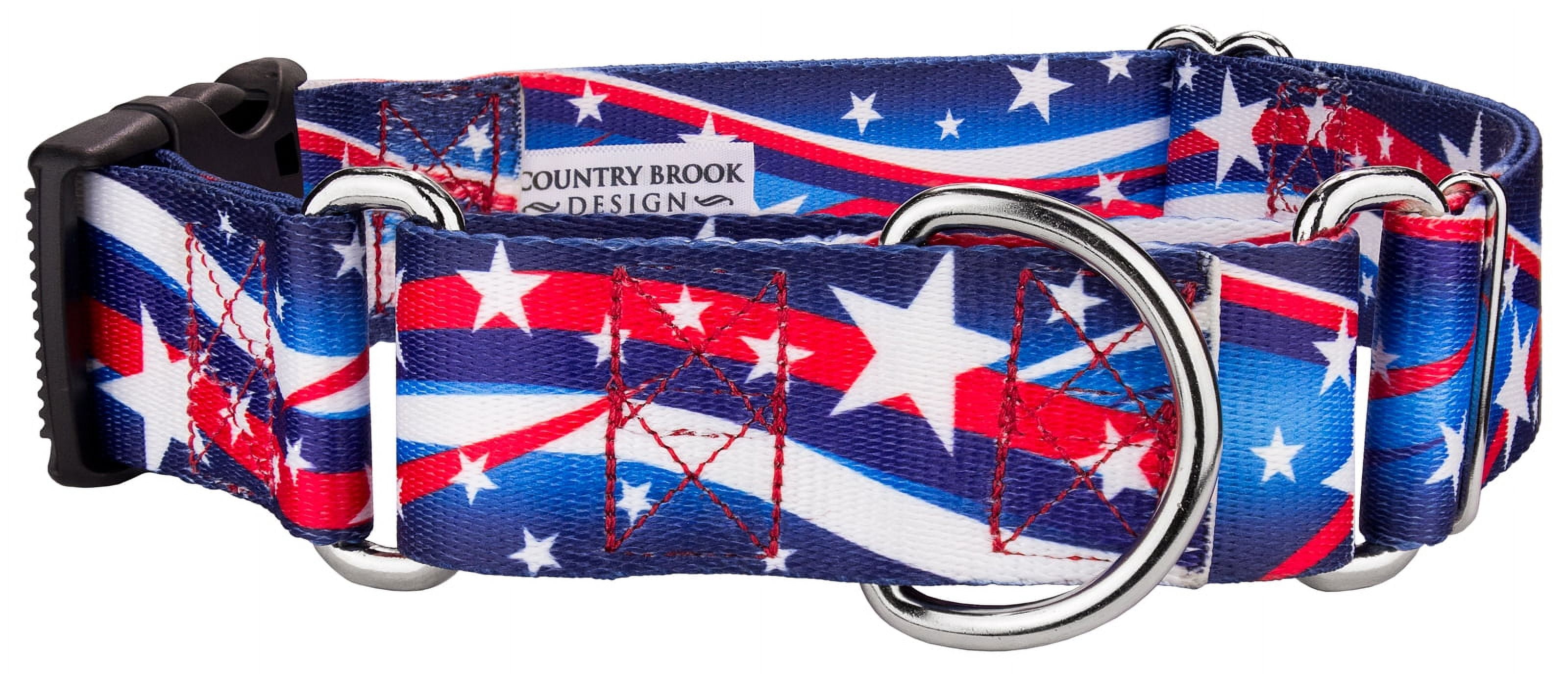 Country Brook Petz® HossFit Jr Wide Martingale with Deluxe Buckle (Star ...