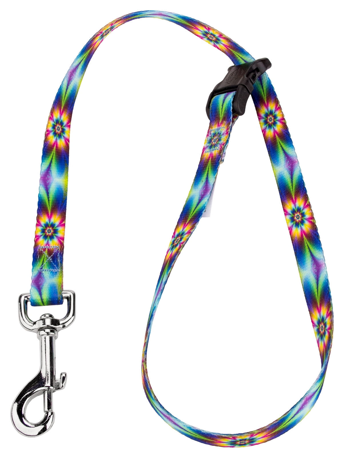 Country Brook Petz® 5/8 inch Tie Dye Flowers Grooming Loop with Quick ...