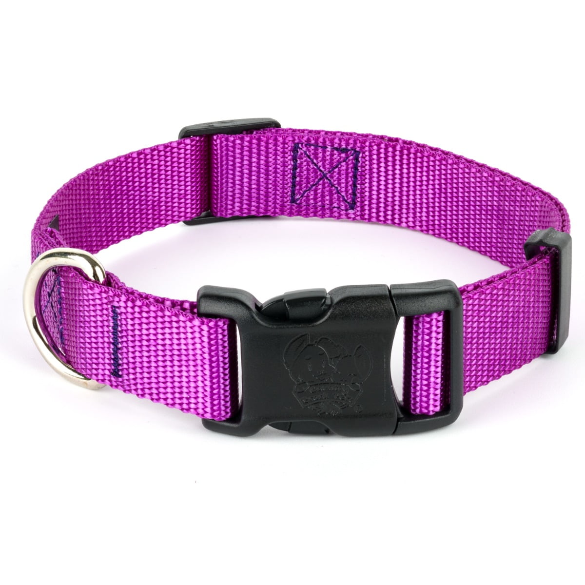 Country Brook Petz® Everyday Bright Purple Nylon Dog Collar, Large ...
