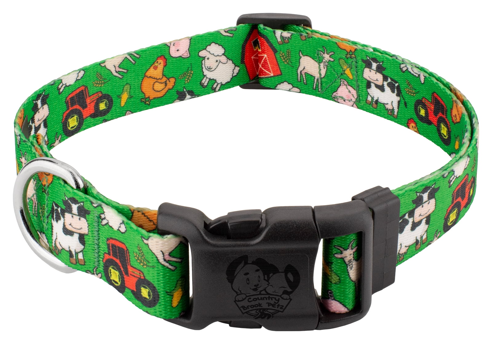 Country Brook Petz® Deluxe Farm Life Y'all Dog Collar - Made in the U.S ...