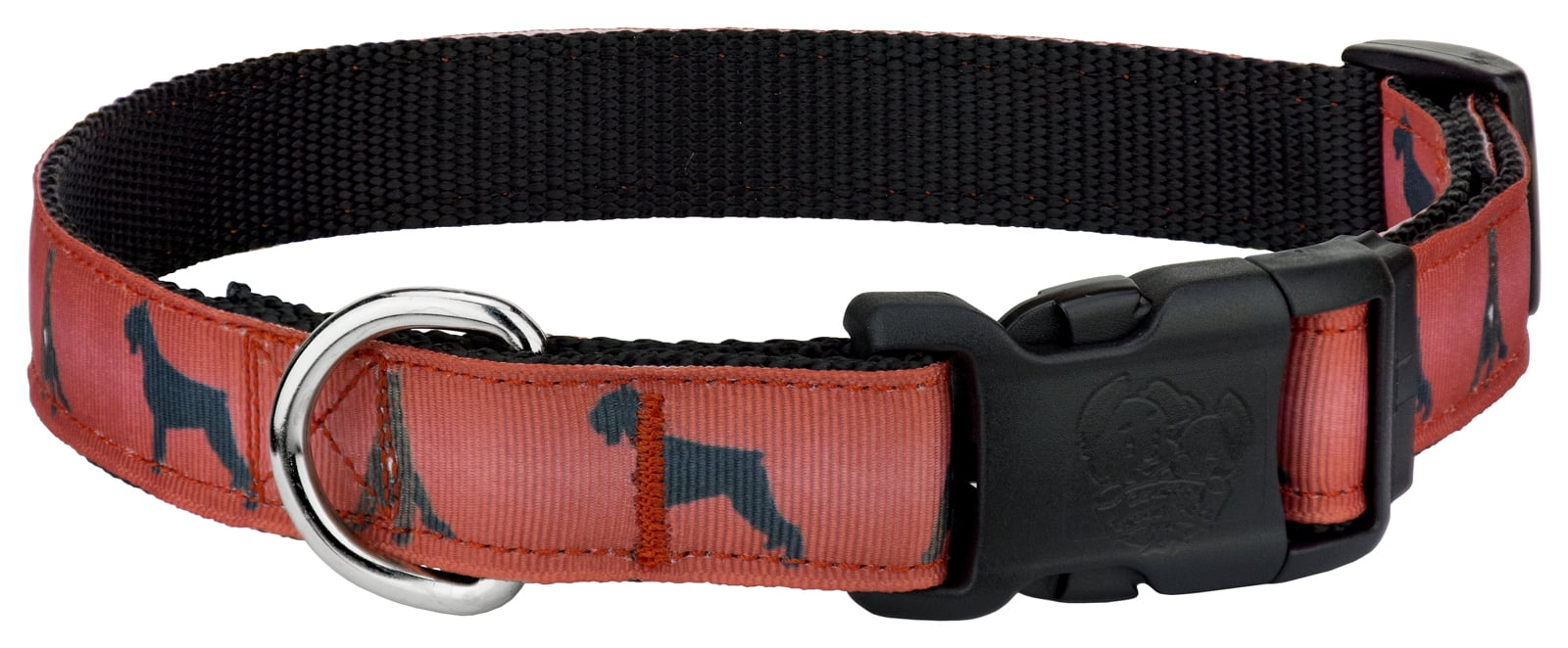 Country Brook Petz® Deluxe Giant Schnauzer Ribbon Dog Collar, Large ...